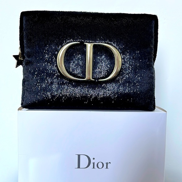 Dior | Bags | Dior Cosmetic Bag Evening Pouch With Zipper | Poshmark